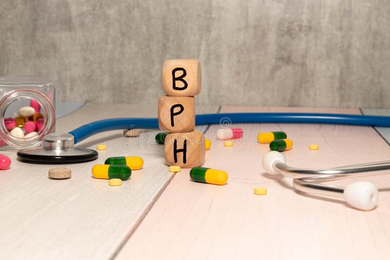 BPH Benign Prostatic Hyperplasia Word Made with Building Blocks, BPH ...