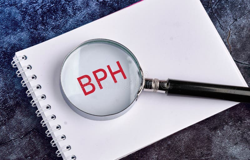 BPH Benign Prostatic Hyperplasia. BPH Written through a Magnifying ...