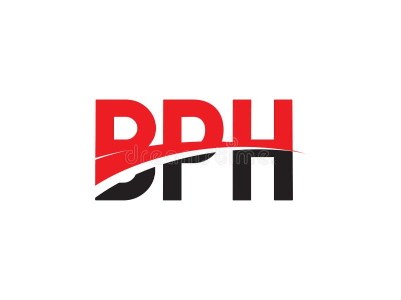 BPH Letter Initial Logo Design Vector Illustration Stock Vector ...