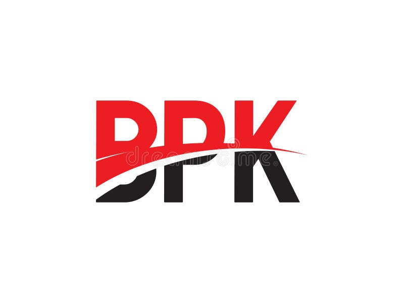 BPK Letter Initial Logo Design Vector Illustration Stock Vector ...