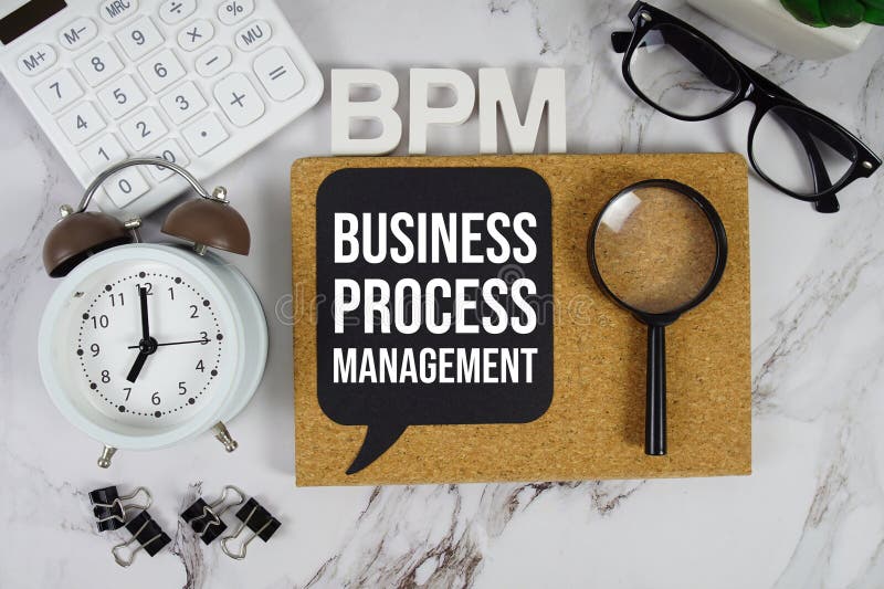 285 Bpm Business Process Management System Technology Concept Stock ...