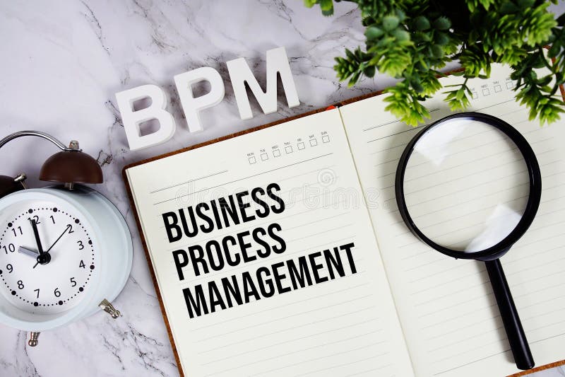 BPM - Business Process Management Acronym on Notepad, Business Concept Background Stock Image ...