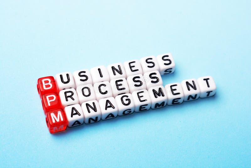 BPM Business Process Management Stock Photo - Image of cube, enterprise ...