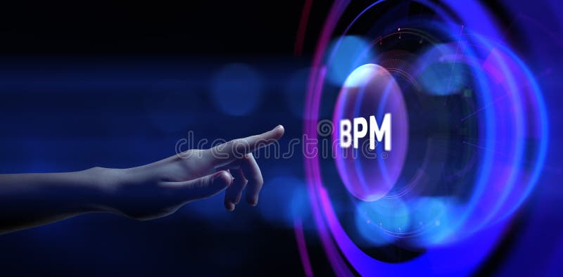 BPM Business Process Management System Technology Concept Stock Image - Image of process ...