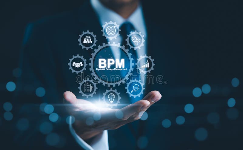 BPM Concept. Business Process Management, Stock Photo - Image of ...