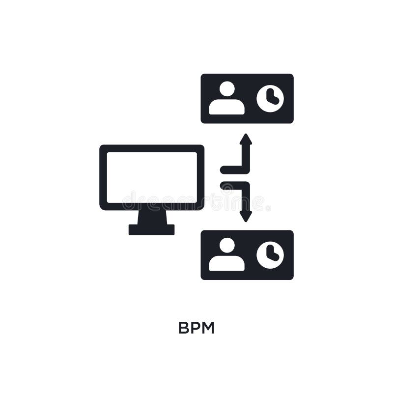 Bpm Isolated Icon. Simple Element Illustration from General-1 Concept ... Bpm Isolated Icon. Simple Element Illustration from General-1 Concept ...