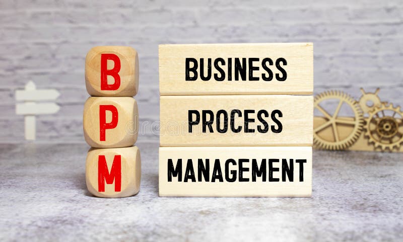 Business Process Model and Notation BPMN is Shown Using a Text Stock ...