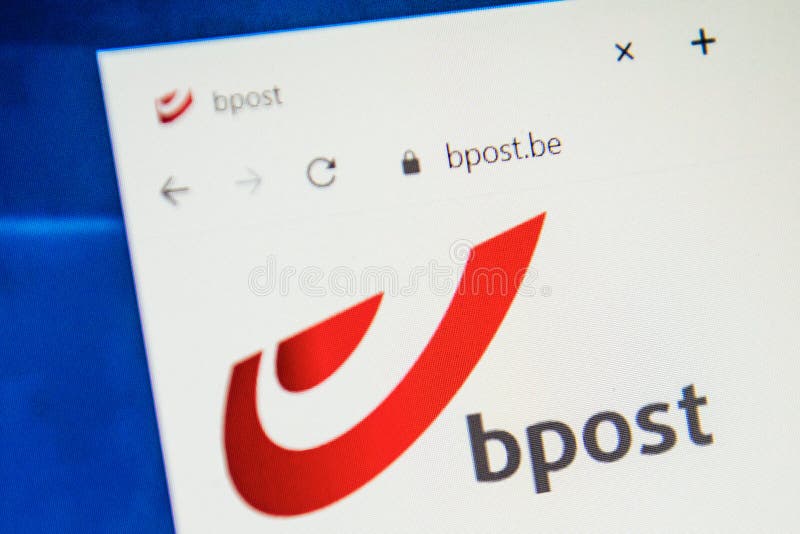 Logo Of Bpost, Also Known As The Belgian Post Group Editorial ...