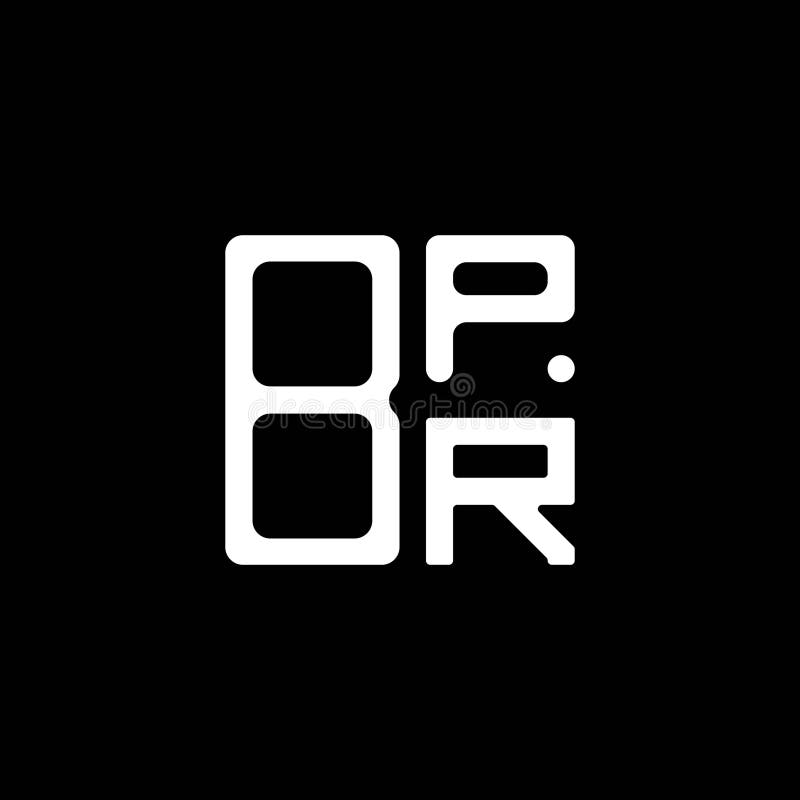 BPR Letter Logo Creative Design with Vector Graphic, BPR Stock Vector ...