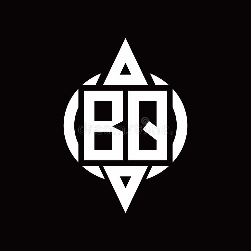 Logo with Circle Rounded Combine Triangle Top and Bottom Side Design ...