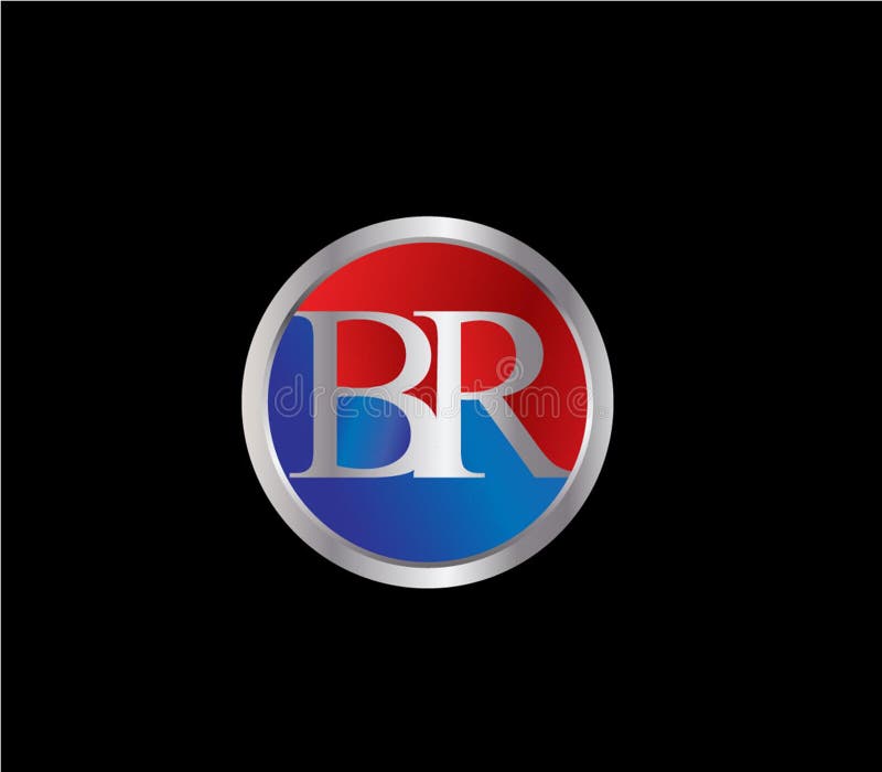 Initial logo design br stock vector. Illustration of creative - 101160358