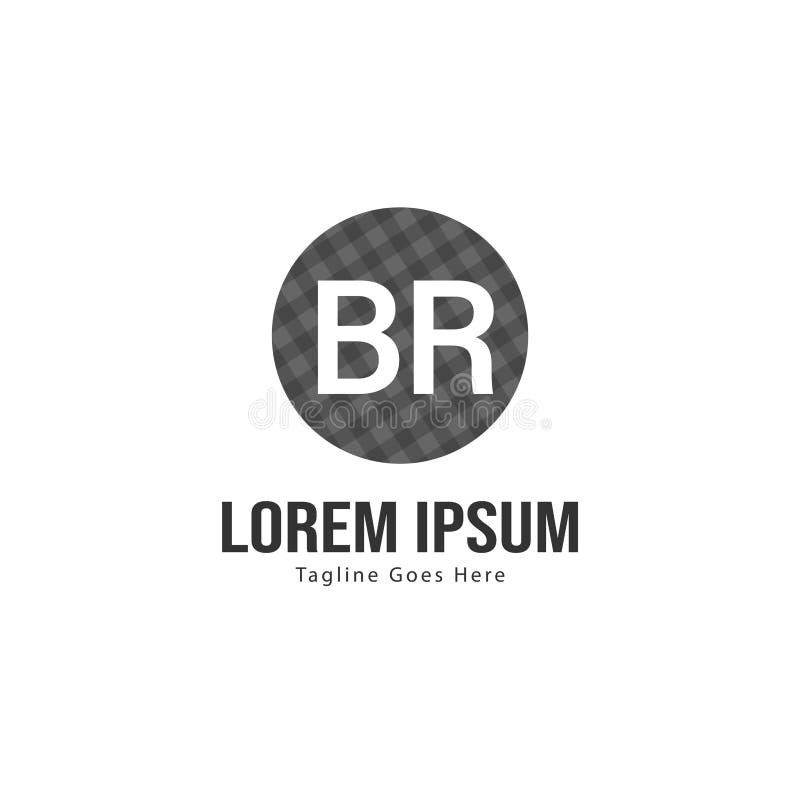 BR Letter Logo Design. Creative Modern BR Letters Icon Illustration ...