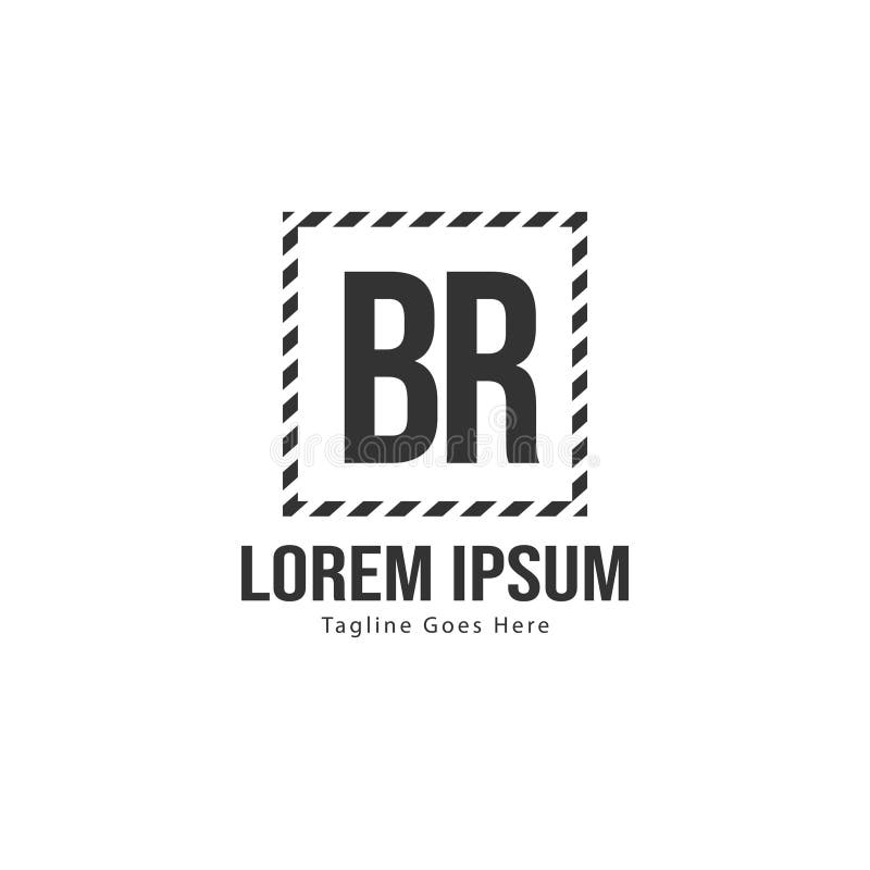 BR Letter Logo Design. Creative Modern BR Letters Icon Illustration ...