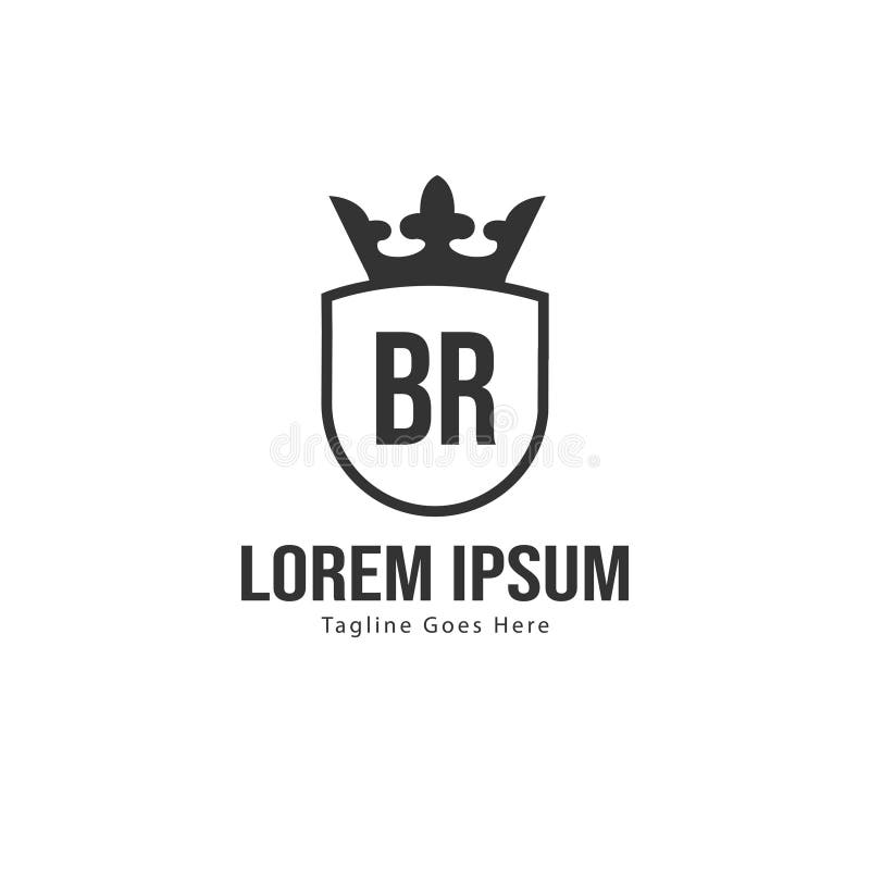 BR Letter Logo Design. Creative Modern BR Letters Icon Illustration ...
