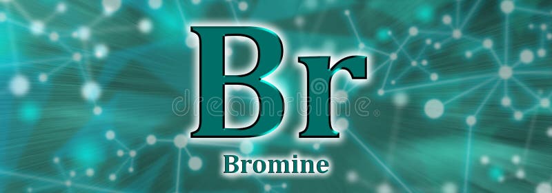 Br Symbol. Bromine Chemical Element Stock Illustration - Illustration ...