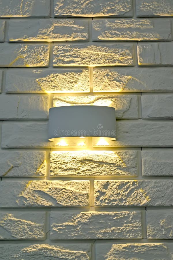 Bra with Backlit on a White Brick Wall Stock Image - Image of tone ...