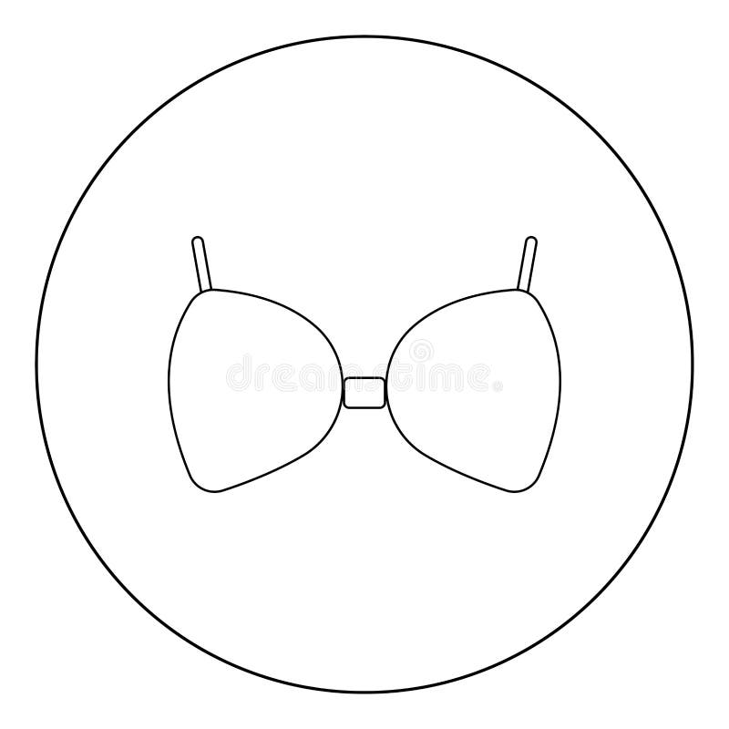 Female Breast White Color Icon . Stock Vector - Illustration of ...