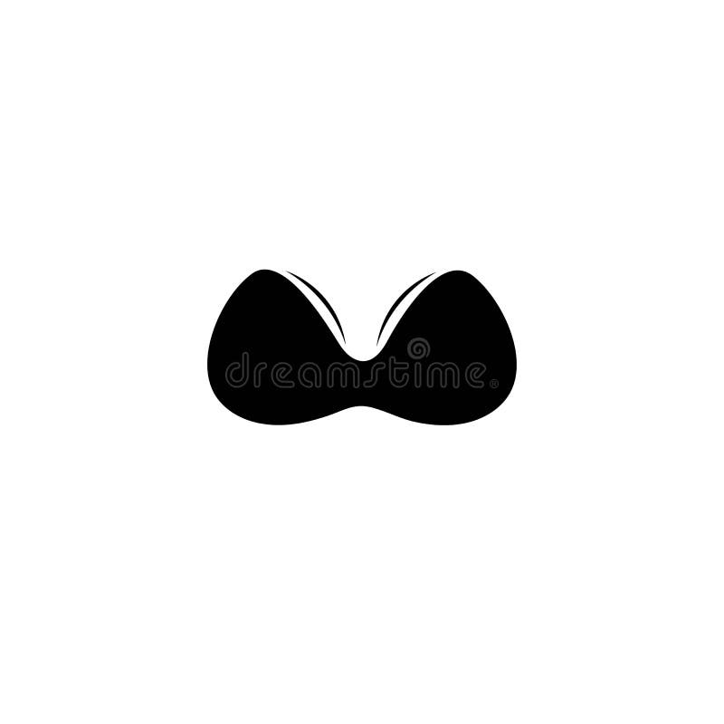 Bra icon logo free vector stock vector. Illustration of romantic ...