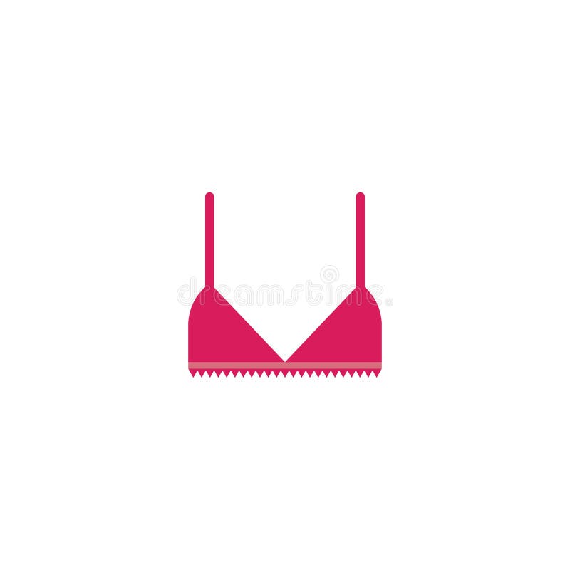 Bra icon stock vector. Illustration of shape, design - 223721991