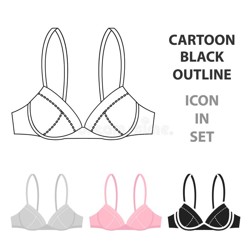 Bra Icon of Vector Illustration for Web and Mobile Stock Vector ...