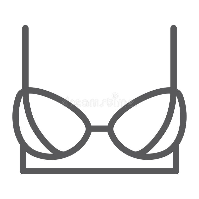 Bra, lingerie vector logo stock vector. Illustration of modern - 145878831