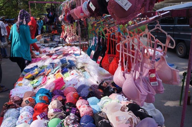 Bra editorial stock image. Image of merchants, java, women - 41179579