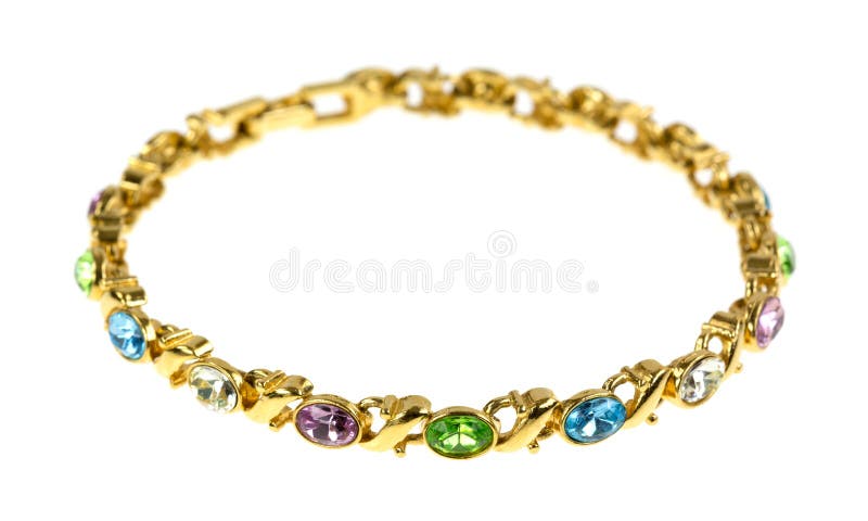 Braccialetto del diamante immagine stock. Immagine di colorato - 20789461