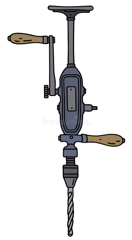 Brace stock vector. Illustration of boring, brace, driller - 42926632