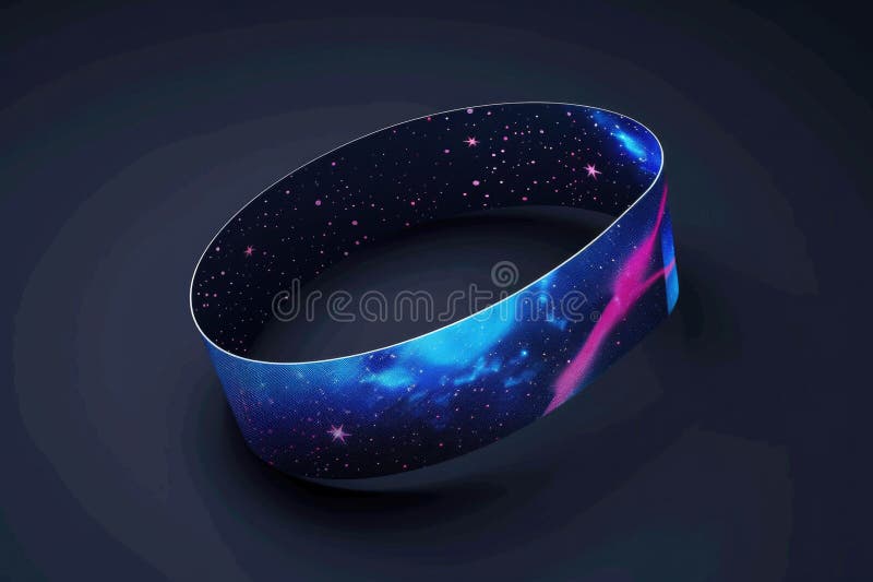 A Bracelet with a Galaxy Design. Suitable for Fashion and Space-themed ...