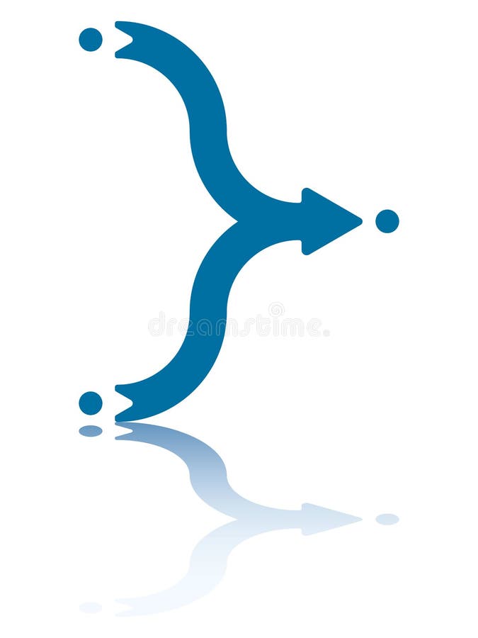 Bracket Arrow stock vector. Illustration of shape, curve - 6286022