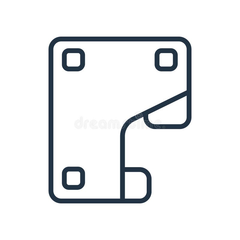 Bracket Icon Vector Isolated on White Background, Bracket Sign Stock ...