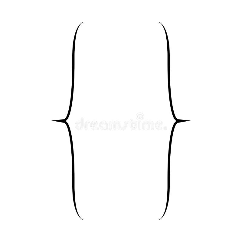 Bracket icon. Web stock vector. Illustration of element - 160629047