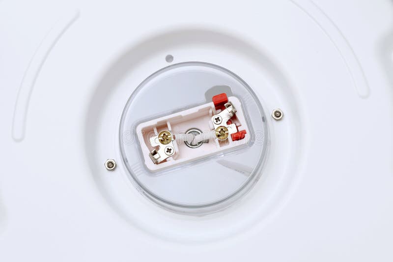 Bracket for Mounting LED Ceiling Light Stock Photo - Image of lighting ...