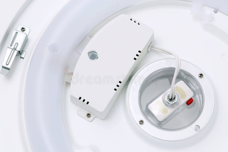 Bracket for Mounting LED Ceiling Light Stock Image - Image of light ...