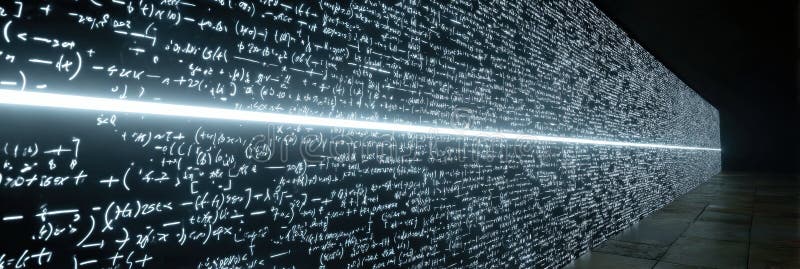 Bracket Predictions Displayed on a Wall with a Glowing Line Extending ...