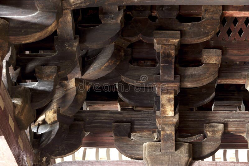 Bracket Set Rows To Installed on the Roof Stock Image - Image of ...