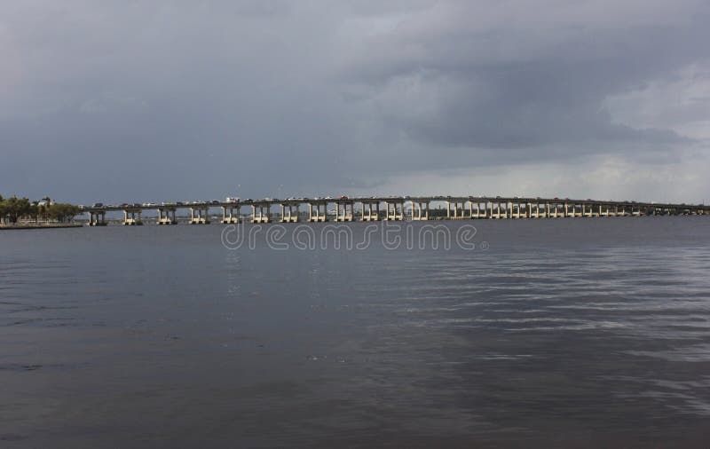 Bradenton FL - November 6, 2024: Bridge Across Manatee River in ...