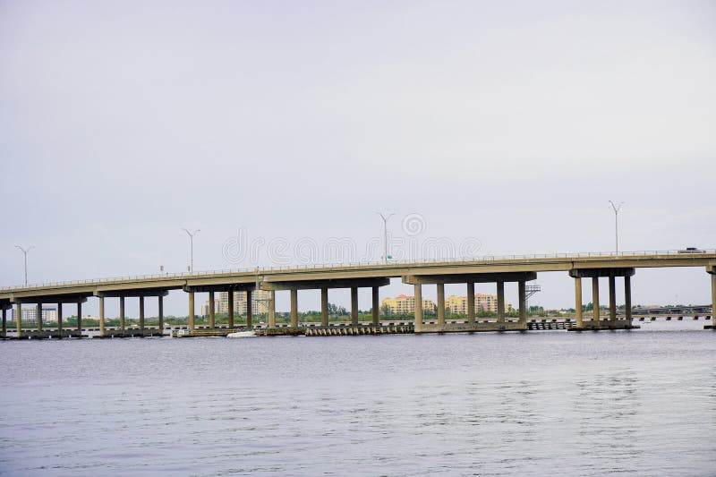 The Landscape of Bradenton Harbor and Manatee River Stock Photo - Image ...