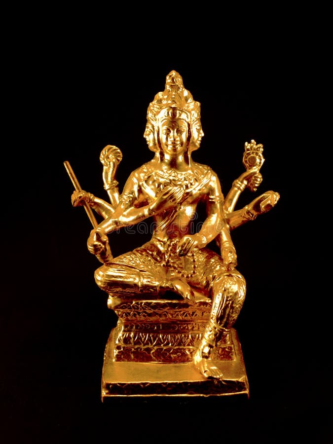 Brahma Buddha Statue Stock Photos - Image: 21589473