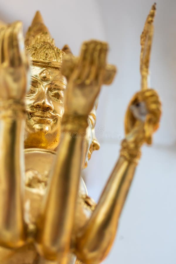 Brahma God creator . stock photo. Image of budha, religion - 239633826