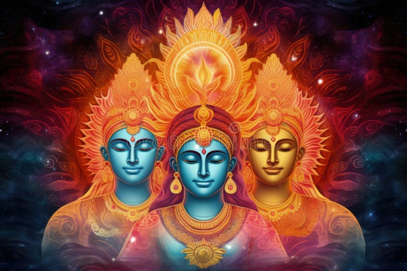 Headed Creator Stock Illustrations – 4 Headed Creator Stock ...