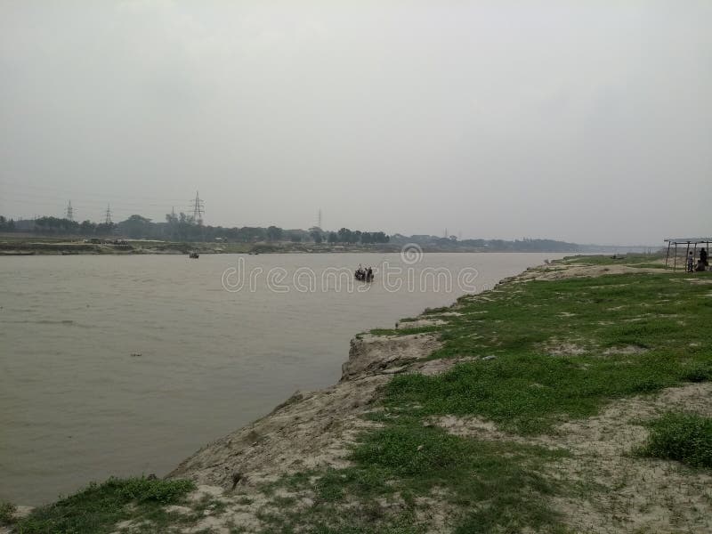 Eye-catching Sight of Brahmaputra River Stock Image - Image of flowing ...