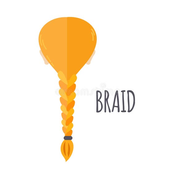 Braid Icon Clipart Isolated Vector Illustration Stock Vector ...