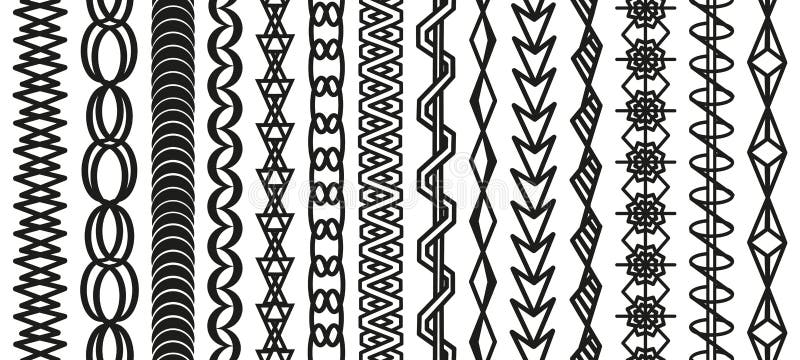 Braid frames and borders stock illustration. Illustration of seasons ...