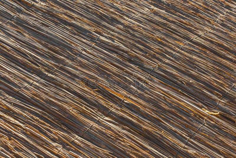 Braided Bamboo or Sea Reed Surface Handmade Texture Background Stock ...