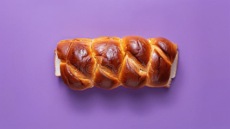 Braided Bread Purple Surface Stock Photos - Free & Royalty-Free Stock ...