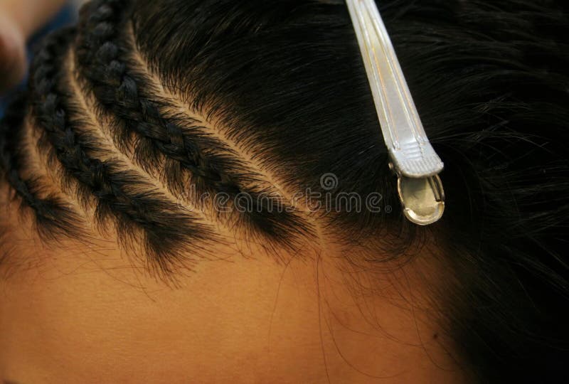 Braided hair stock image. Image of treatment, pattern, plaits - 647721