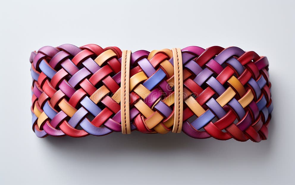 Braided Obi Belt with No Background Distractions Stock Photo - Image of ...