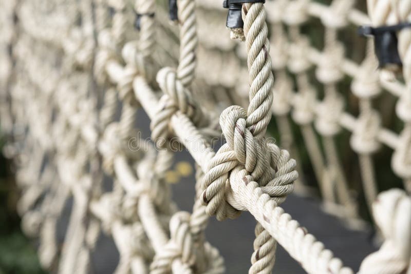 Braided rope into a bridge stock image. Image of rope - 212702601