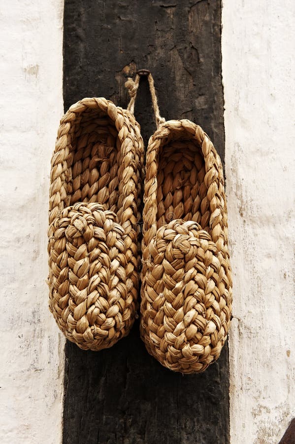 Braided shoes stock photo. Image of decoration, hanging - 22205882